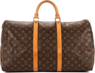 Louis Vuitton Crossbody Bags - Keepall 50 - Gr. unisize - in Braun - f&uuml;r Damen