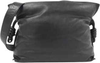 Loewe Sac bandouli&egrave;re en cuir Pre-owned - Femme - Pre-owned - Noir - Taille: ONE Size