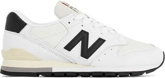 New Balance Unisex Made in USA 996 en Blanc/Noir, Cuir, Taille 38.5 Large