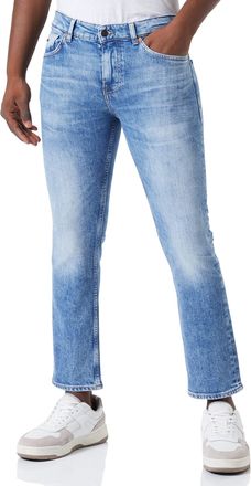 BOSS Herren Jeans Trousers, Bright Blue, 34W / 34L EU