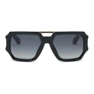 Philipp Plein Homme, Accessoires, Noir, Taille: ONE Size Brave Lunettes de soleil