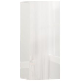 HOMCOM H&auml;ngender Badezimmerschrank mit griffloser T&uuml;r, Badezimmerschrank mit 2 verstellbaren Einlegeb&ouml;den aus geh&auml;rtetem Glas, Mehrzweck-Wandschrank, 30 x 23