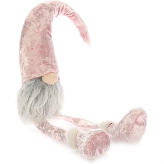 Com-Four Premium Kantenhocker - große Wichtel in XXL für die Weihnachtsdeko, Handmade winterliche Figur als Dekoartikel für Fensterbank und Kamin - Sammlerfigu