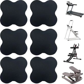 Generic Laufband Matte F&uuml;r Bodenschutz | 6-teilige Ger&auml;uschreduzierung Schwere Belastbar Rutschfest,Fitnessger&auml;te Bodenschutz,F&uuml;r Home Office Wohnung Garage W