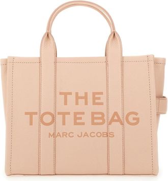 Marc Jacobs Womens The Tote Medium Bag Pink Cow Leather Handbags Hand