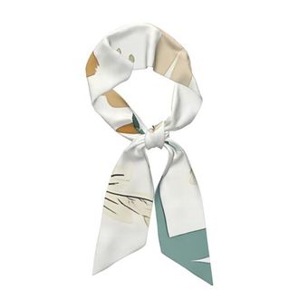 Generic &Eacute;charpe en satin de soie pour femme - Motif dinosaure - Pour le sport, le yoga, le visage