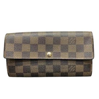 Louis Vuitton Pre-owned Damier Long Wallet (Bifold) - - Pre-owned - Damen - Braun - ONE SIZE