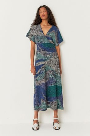 SKFK Damen vegan Kleid Leire Mehrfarbig