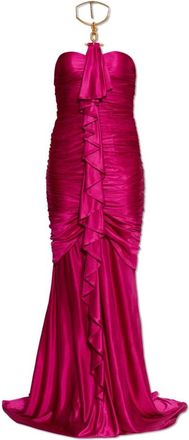 Balmain Femme, Robes, Rose, Taille: 34 FR Robe &agrave; &eacute;paules d&eacute;nud&eacute;es