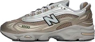 New Balance M1000N 1000 Chaussures de style de vie pour homme - Pierre aride/argent clair métallisé/Alpin foncé, Pierre aride/argent clair métallisé/vert alpin fo