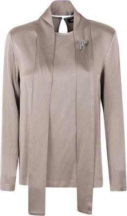 Fabiana Filippi Fabiana Filippi Pulls - Femme - Blouses et Chemises - Beige - Taille: 36 FR
