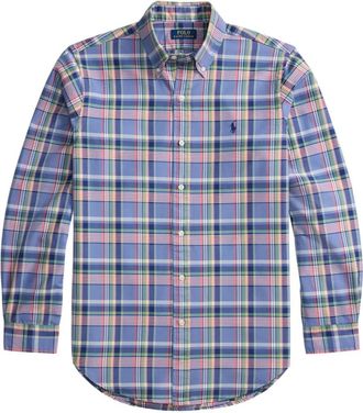 Polo Ralph Lauren Kariertes Hemd mit langen Ärmeln - Blau