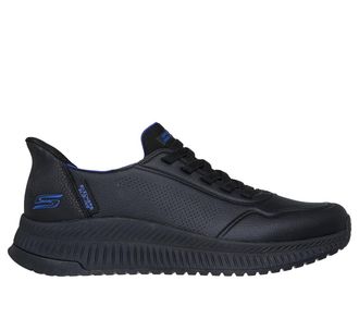 Skechers Herren Bobs Squad 4 Schuhe, Schwarz und Schwarz, 45 EU