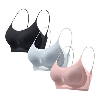 Generic Sous-v&ecirc;tements pour homme - Soutien-gorge confortable en maille respirante - R&eacute;sistant &agrave; labrasion - Respirant - Combinaison thermique pour homme, Ros
