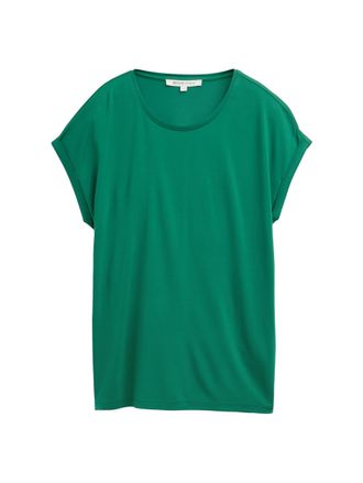 Tom Tailor Damen 1030942 T-Shirt, 14581 - Luscious Pine Green, S