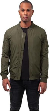 Urban Classics Homme Light Jacket Veste Bomber, Vert (Darkolive 551), L EU