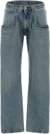 Maison Margiela Femme, Jeans, Bleu, Taille: 30 FR Jean Large