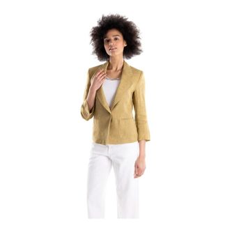 Marella Leinenblazer - - Jackets - Damen - Beige - XS