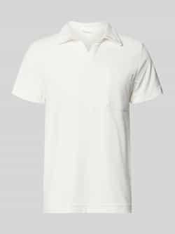 Lindbergh Relaxed Fit Poloshirt mit V-Ausschnitt
