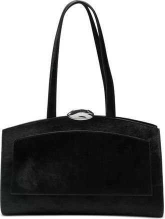Benedetta Bruzziches sac cabas en cuir - Noir