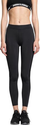 Urban Classics Damen Ladies Tech Mesh Stripe Leggings Leggings, per Pack Schwarz (Black 7), W26/L32(Herstellergröße: XS)