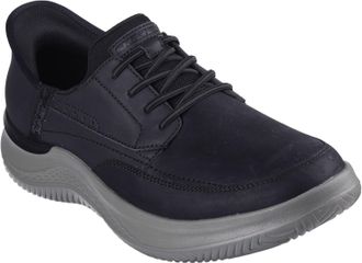 Skechers Herren Hasting Rory Sneaker, Black Synthetic/Leather, 45.5 EU