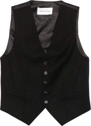 Frankie Shop Gilet Gelso - Femme - Vestes - Noir - Taille: 38 FR
