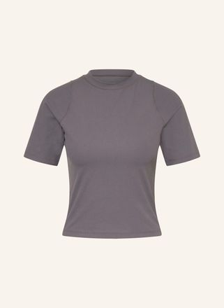 Nike T-Shirt Zenvy Rib grau