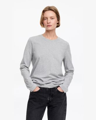 Arket Signature-Langarmshirt -Grau