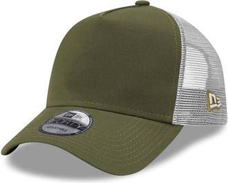 New Era A-Frame Mesh Trucker Cap - Essential Olive