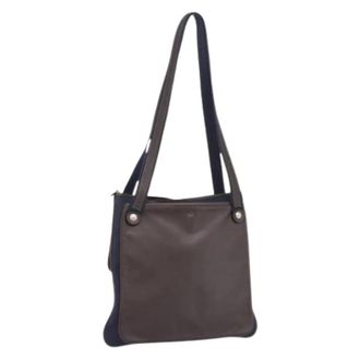 Herm&egrave;s Pre-owned Vintage Schultertasche - - Pre-owned - Damen - Blau - ONE SIZE
