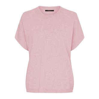 BTF-CPH Feinstrick-Cashmere-T-Shirt - - Knitwear - Damen - Rosa - XS