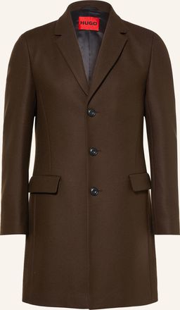 HUGO BOSS Hugo Wollmantel Migor braun
