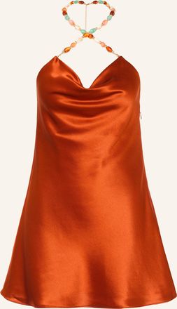 Retrof&ecirc;te Retrof&ecirc;te Cocktailkleid Marve Mit Schmuckperlen orange
