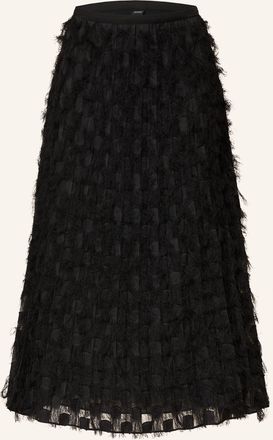 HUGO BOSS Plisseerock Vodia schwarz