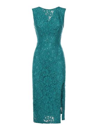 Pinko Robe Au Genou - Vert