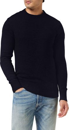 Schott NYC Herren Pllance1 Pullover, Navy, Medium