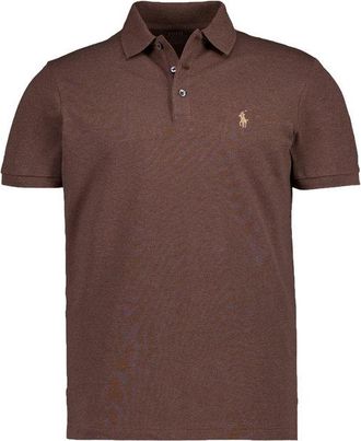 Polo Ralph Lauren Herren Polo-Shirt braun Slim Fit