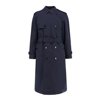Burberry Trenchcoat - - Coats - Herren - Blau - L