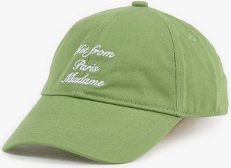 Dr&ocirc;le de Monsieur Casquette Slogan Calligraphy en coton