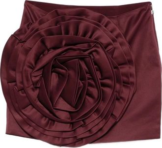 Rotate Flower-embellished Mini Skirt