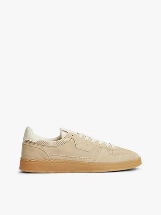 Tommy Hilfiger Baskets en daim &agrave; logo m&eacute;tallis&eacute; The Greenwich