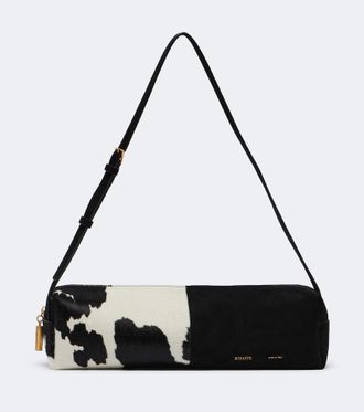 Khaite Sac port&eacute; &eacute;paule Kye en cuir fa&ccedil;on poulain et daim