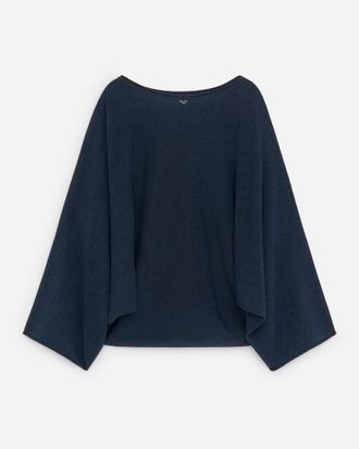 Arket Top Mit Drapierung -Blau