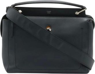 Fendi Sac bandouli&egrave;re 2Way en cuir Dotcom Pre-owned - Femme - Pre-owned - Bleu - Taille: ONE Size