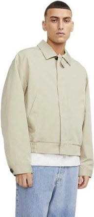 Jack & Jones Jorsantorini Harrington Veste Sn Jacket, Fields of Rye, M Homme