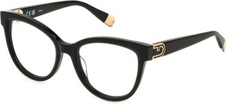 Furla Femme, Accessoires, Noir, Taille: 53 MM Vfu864 Optical Frame