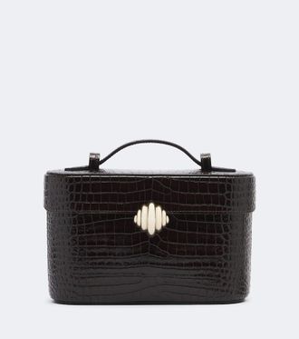 Aquazzura Schultertasche Belgravia Small aus Leder