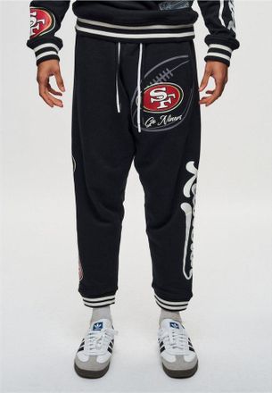 Recovered Clothing Sweathose NFL 49ERS Go Niner (1-tlg) mit gestreiften B&uuml;ndchen
