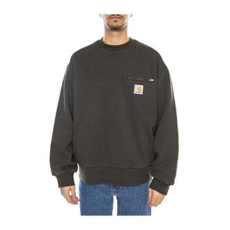 Carhartt Work in Progress Detroit Sweatshirt - - Sweatshirts & Hoodies - Herren - Gr&uuml;n - XL